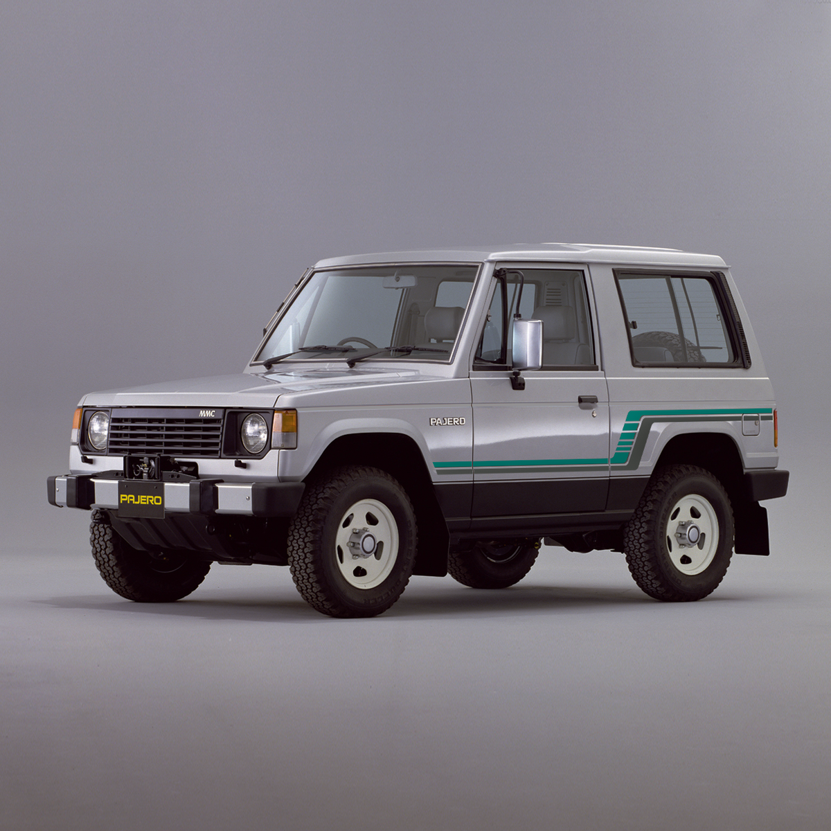 Mitsubishi L040 Pajero SWB Dual Stripe Teal – Recal Decals