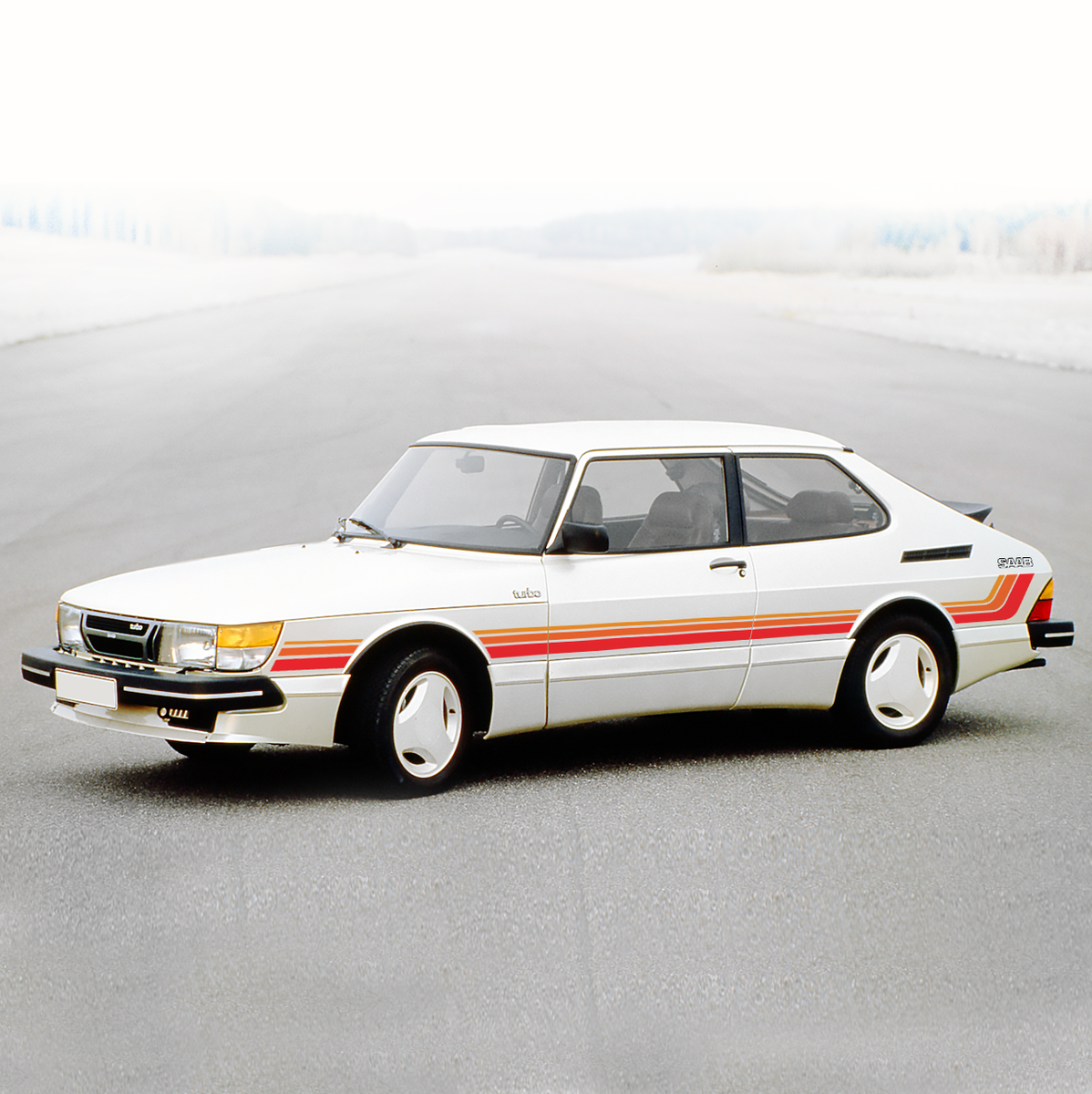 Saab 900 Triple Stripe Orange – Recal Decals