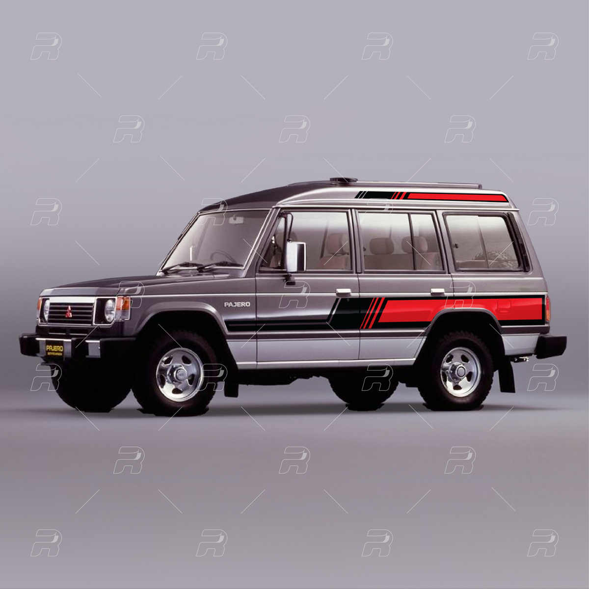Mitsubishi Pajero LWB Gradient – Recal Decals