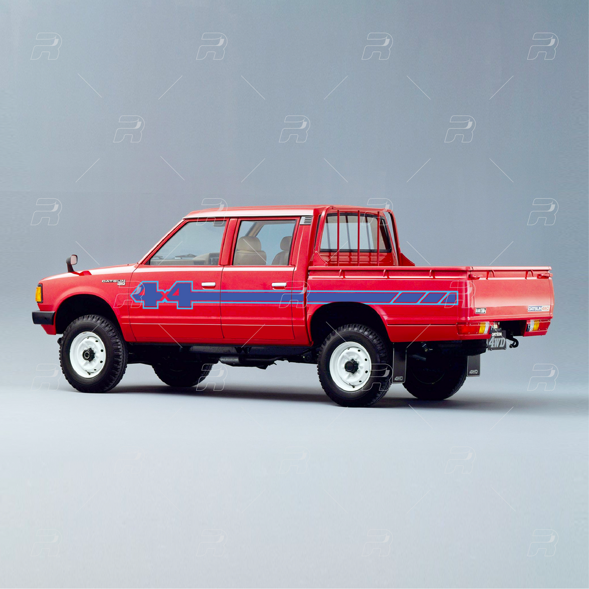 Nissan Datsun 720 4x4 Blue – Recal Decals