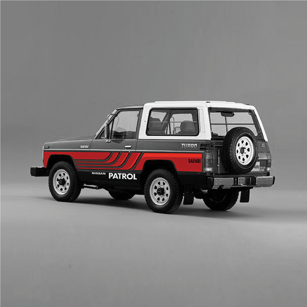 Nissan MQ Patrol SWB Wave Red – Recal Decals