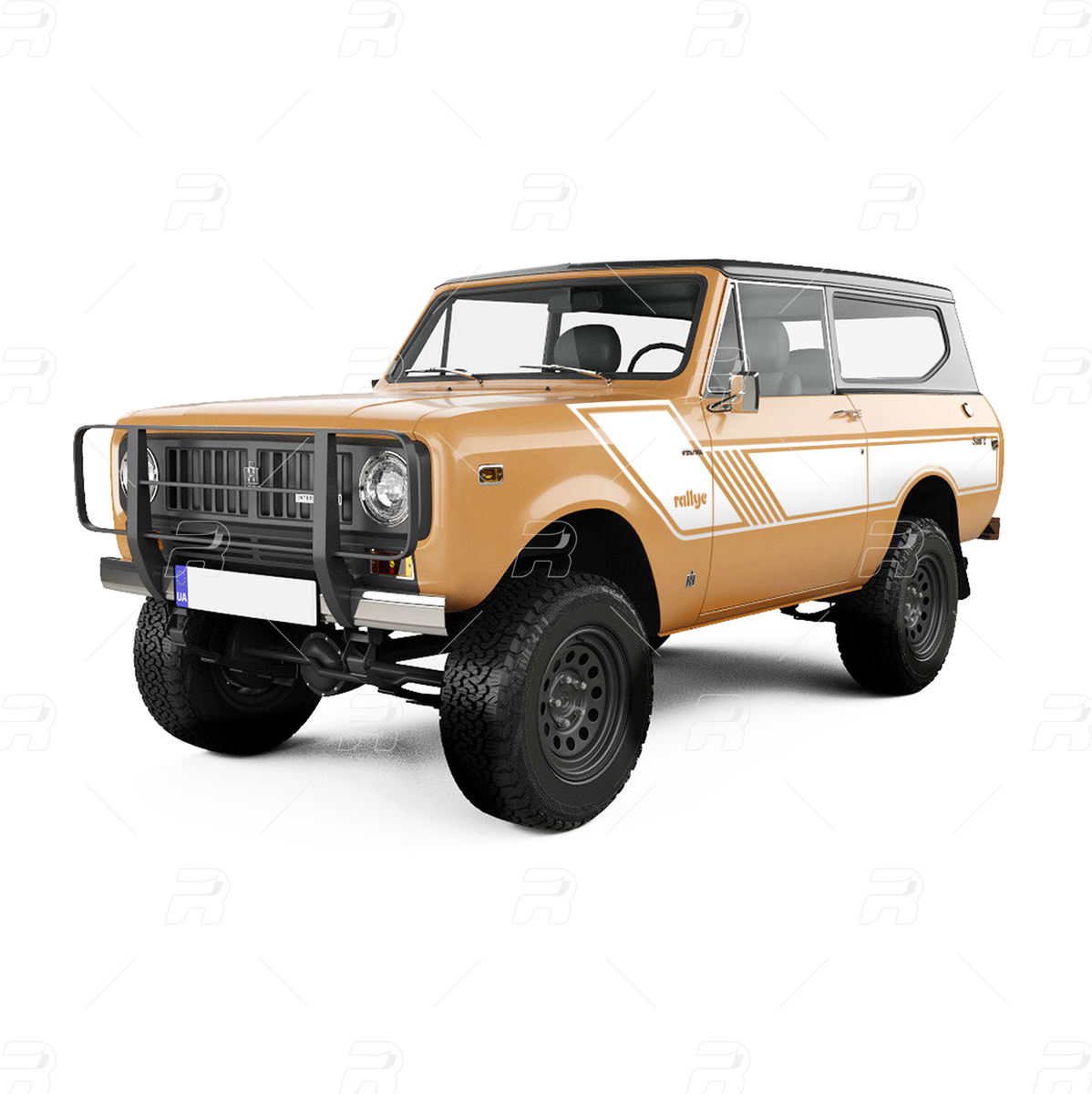 International Scout Rallye White – Recal Decals
